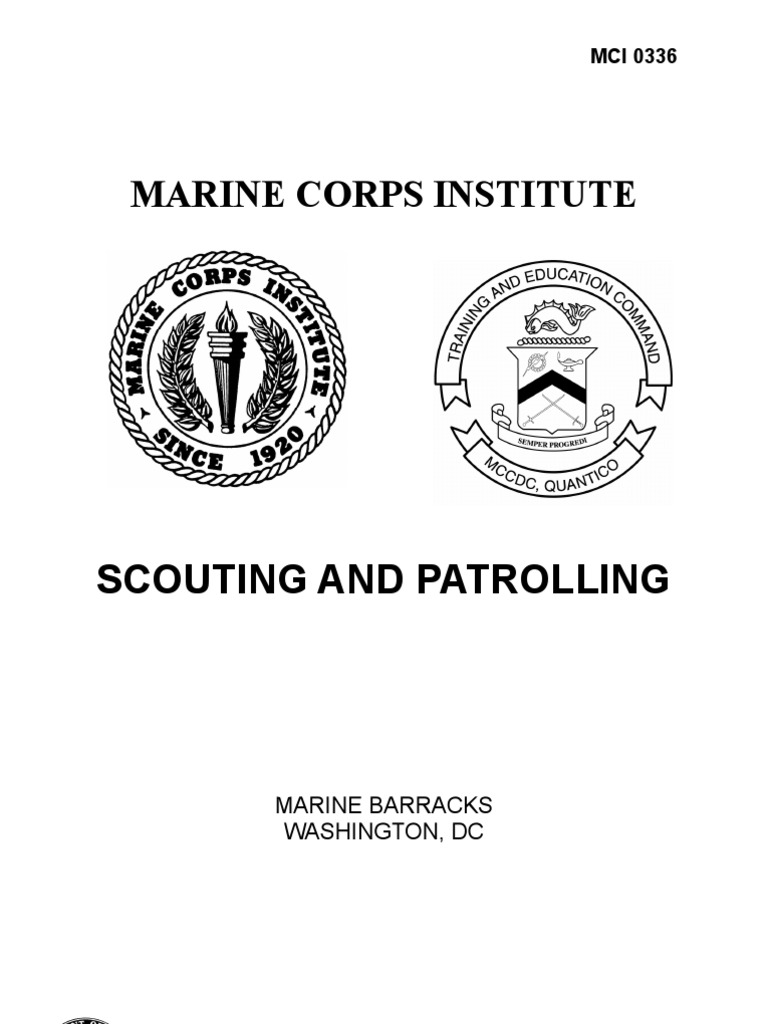 Scouting and Patrolling | PDF | Reconnaissance | Camouflage