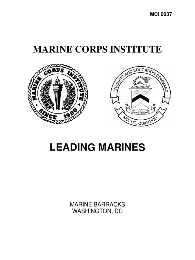 Leading Marines | PDF | Value (Ethics) | Attitude (Psychology)