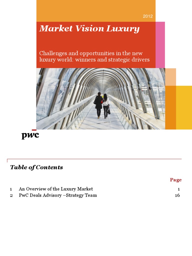 Marketvision Luxury 2012 PDF | PDF | Luxury Goods | Retail