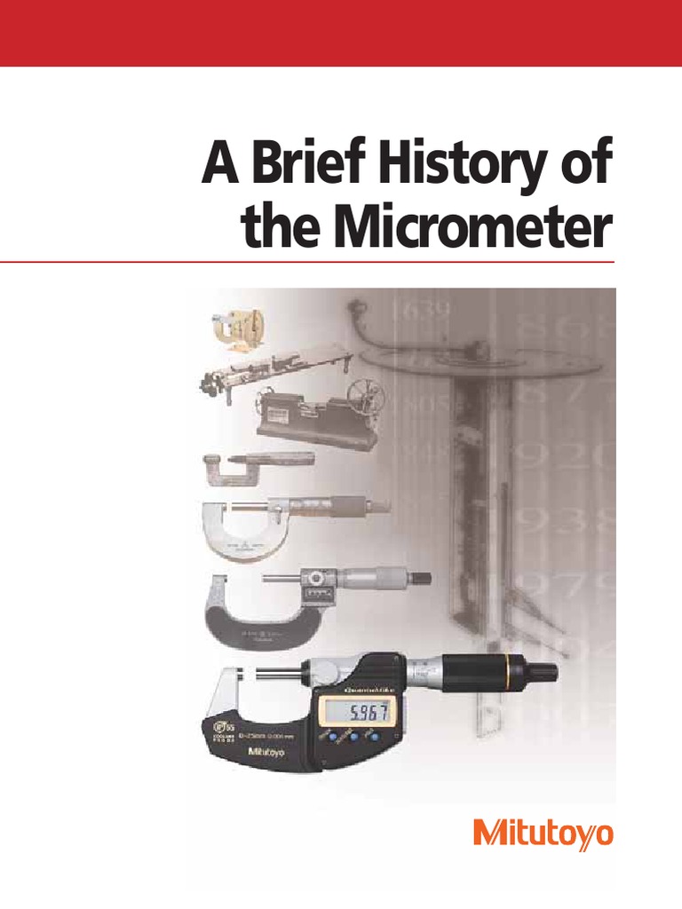 History of Micrometer | PDF | Machine Tool | Screw
