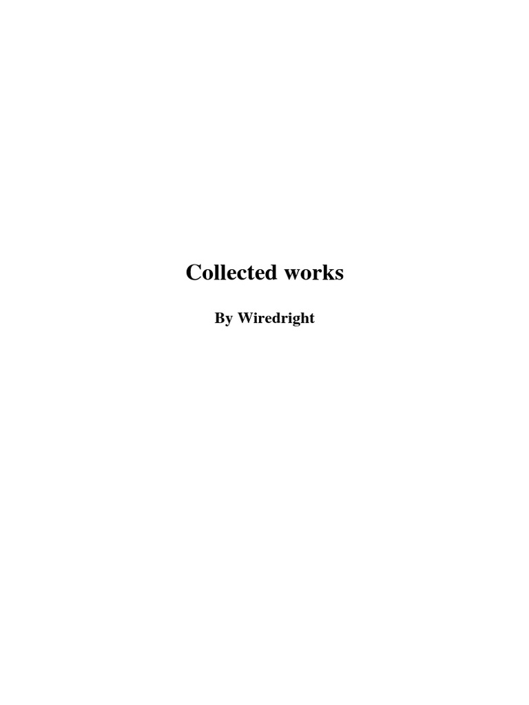 Collected Works | PDF