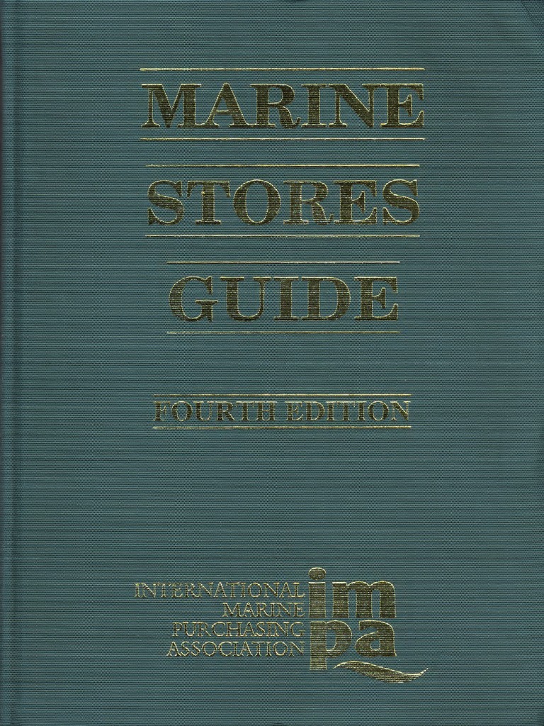 IMPA Marine Stores Guide | PDF | Corrosion | Lubricant