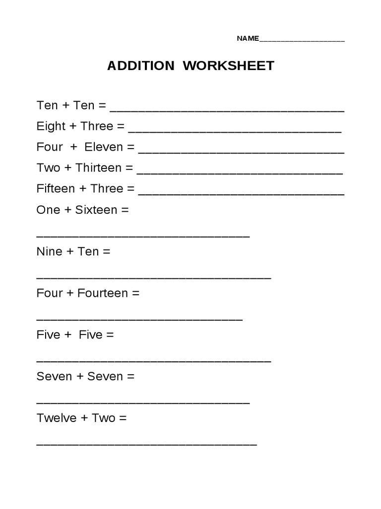Sumas Ingles | PDF