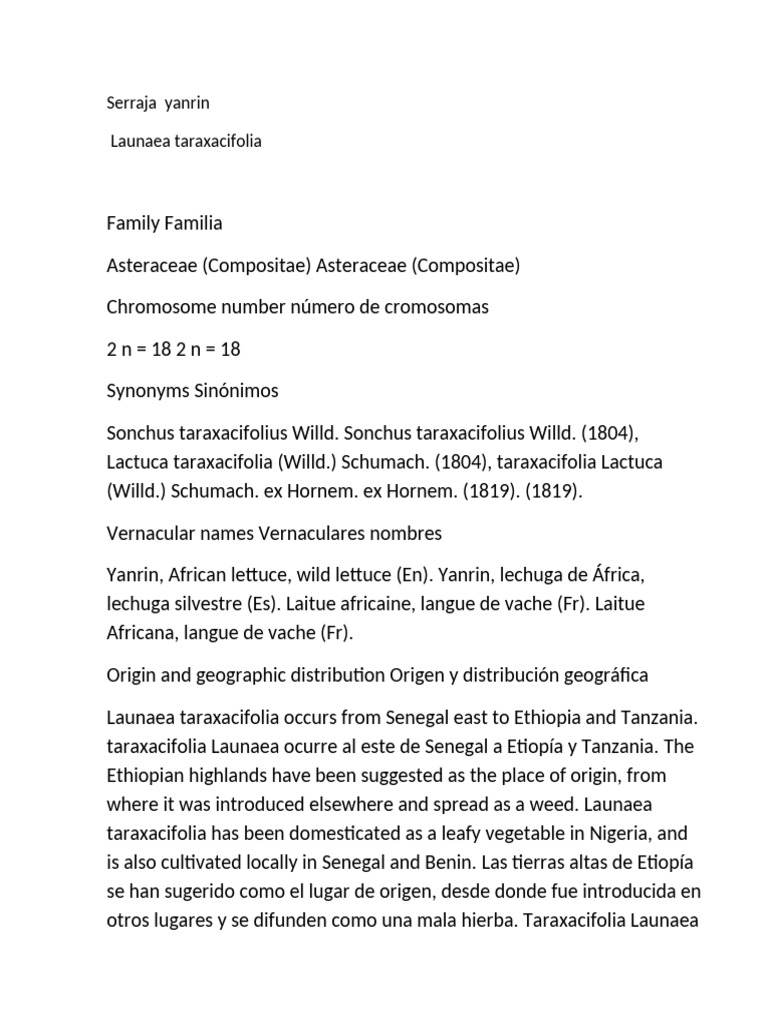 Serraja Yanrin | PDF | Paisaje | Ramas de la botánica
