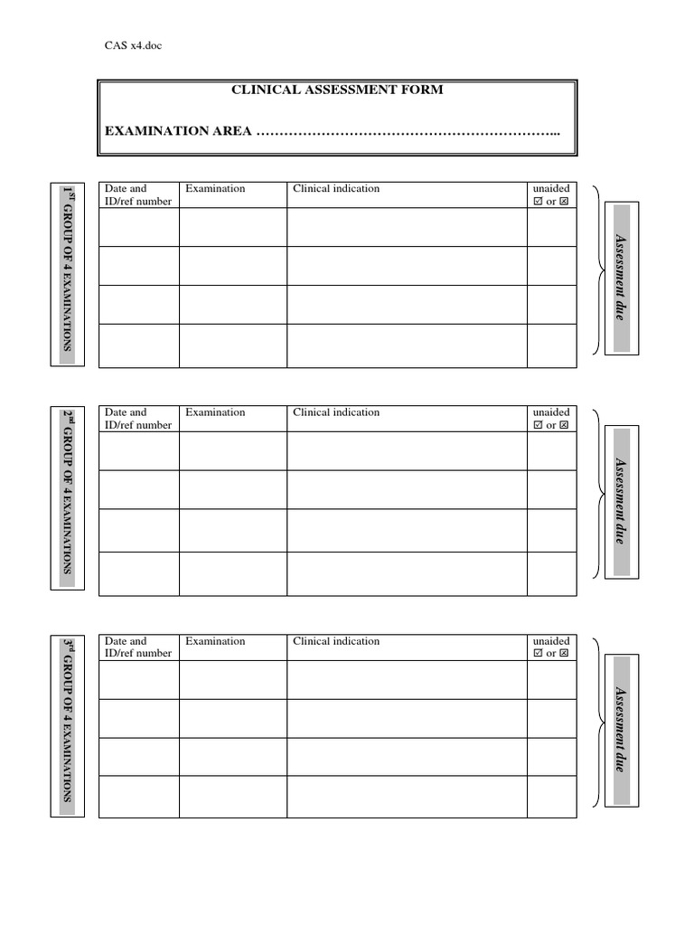CAS Form | PDF