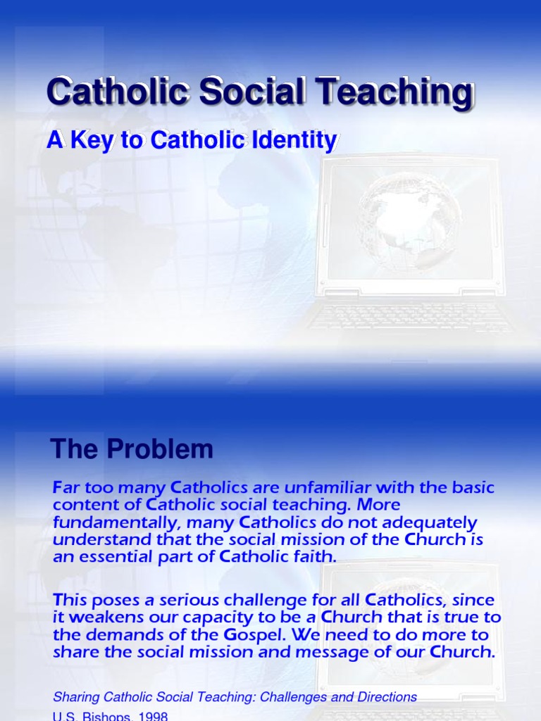 Introduction Catholic Social Teaching | PDF