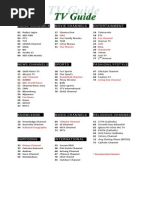 Cignal Channel Lineup 2025 Overview | PDF | Hbos | Telecommunications