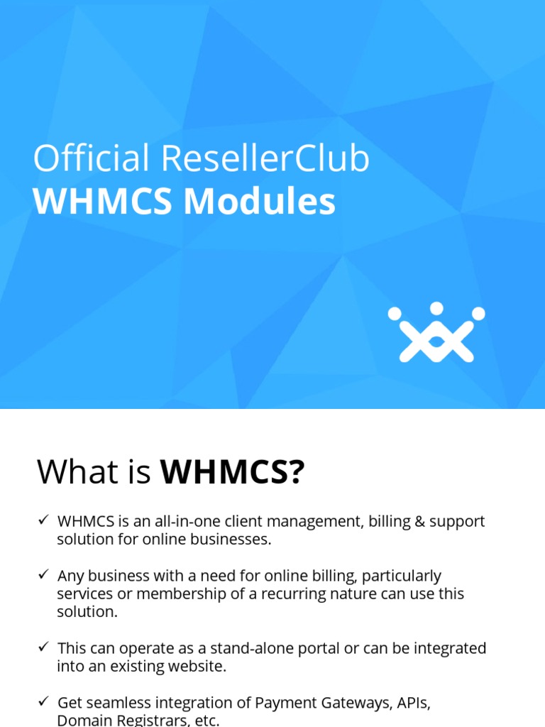 Whmcs Startup Guide | PDF | Invoice | Computing