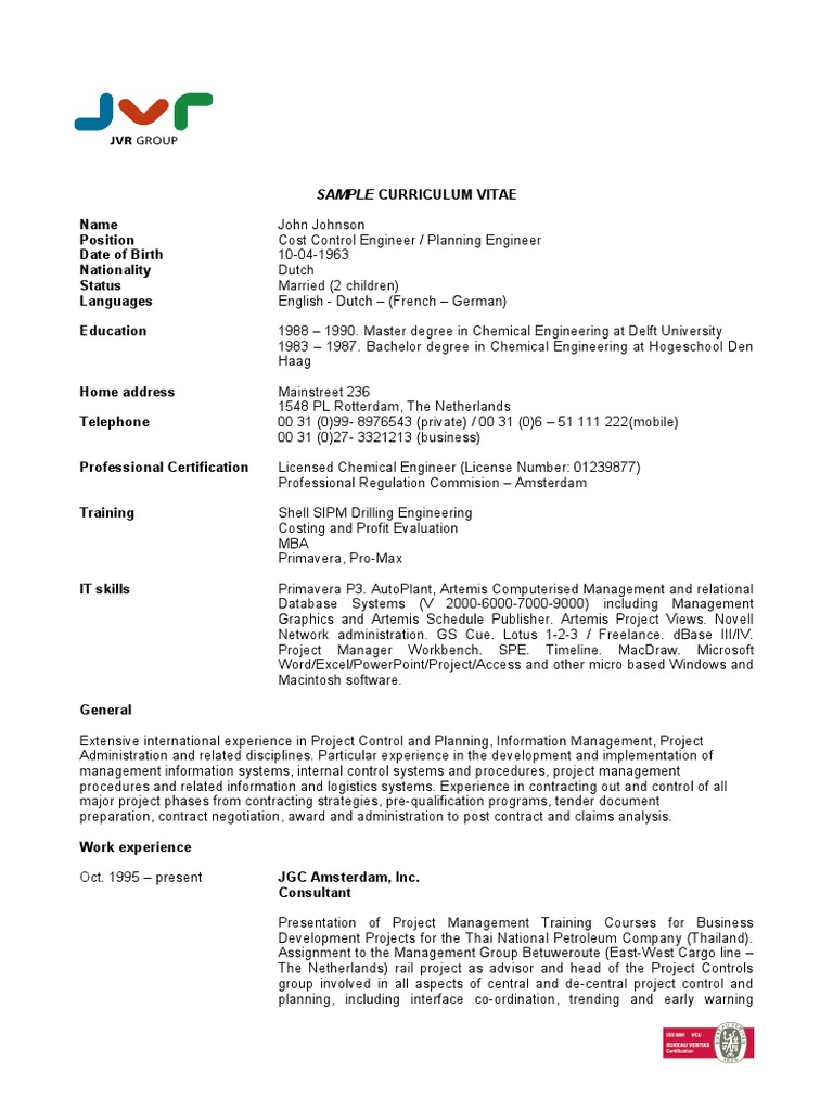 Name Position Date of Birth Nationality Status Languages Education ...