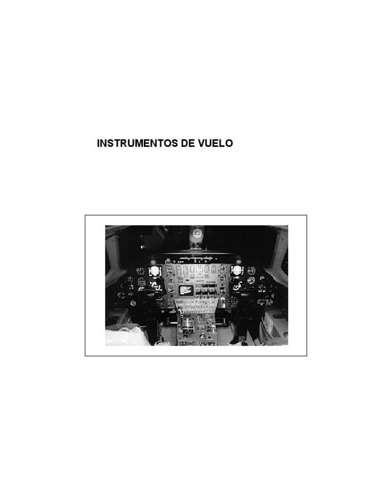 Instrumentos de Vuelo y Su Función | PDF | Altímetro | Avión