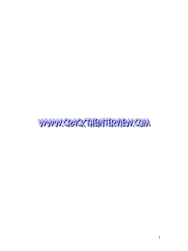 Crack The Interview Pdf Pointer Computer Programming C Programming Language