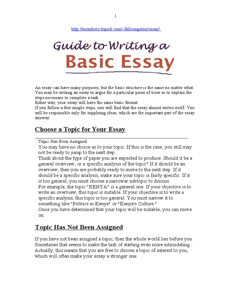 How to Structure Any Essay in 5 Simple Steps | PDF | Definition | Essays