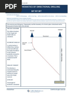 Directional Drilling Math | PDF | Oil Well | Angle