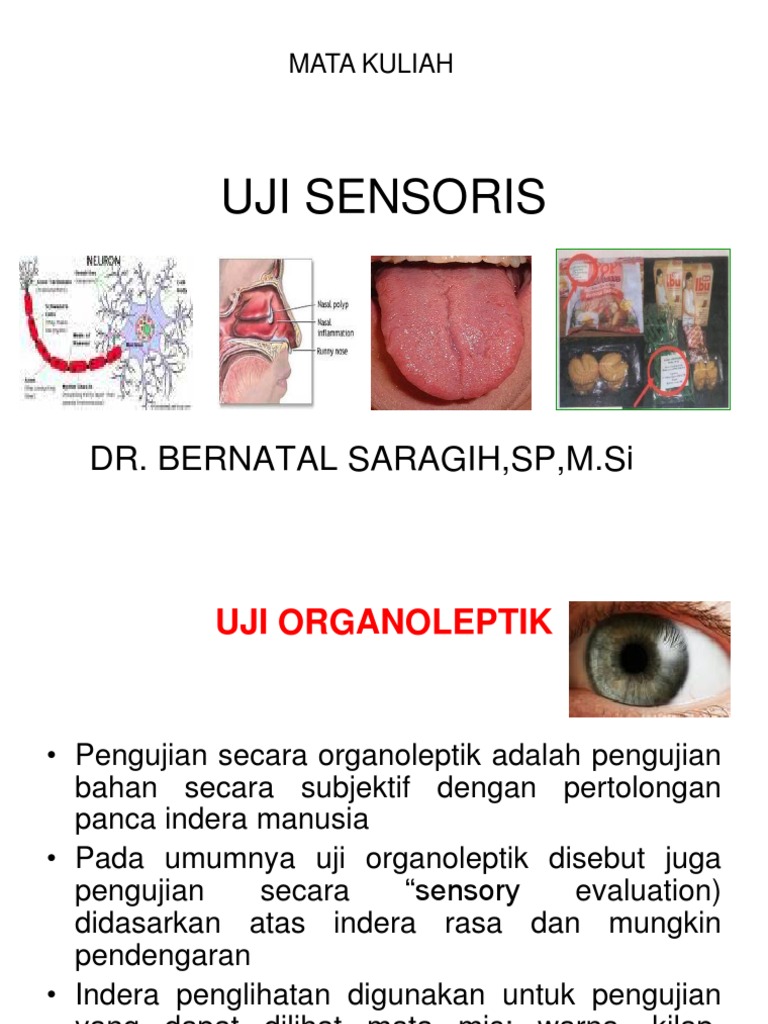 Uji Sensoris | PDF