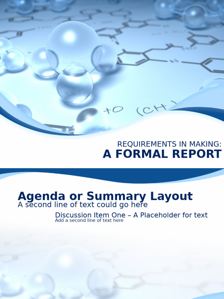 Formal Report Layout Guidelines | PDF
