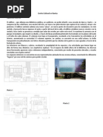 Programa Arquitectonico de Un Centro Cultural | PDF | Teatro | Diseño