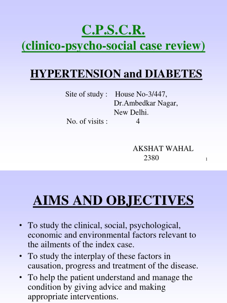 CPSCR HTN&DM | PDF | Literacy | Medicine