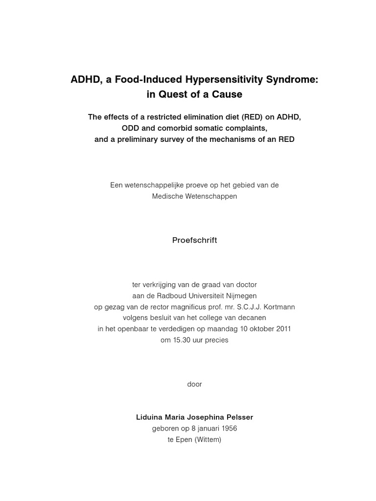 ADHD Poem | Wellness | Foods