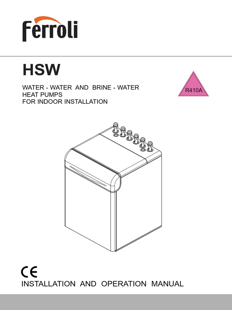 HSW Instalare en PDF | PDF | Water Heating | Heat Pump