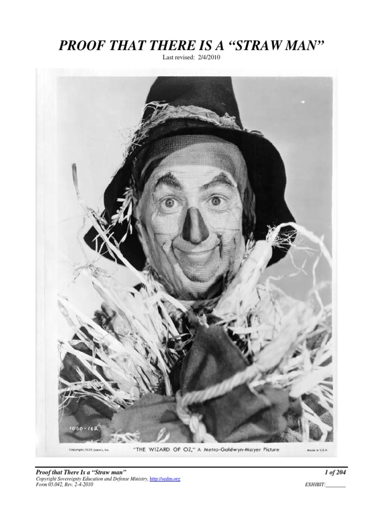 Straw Man | PDF | Article One Of The United States Constitution ...