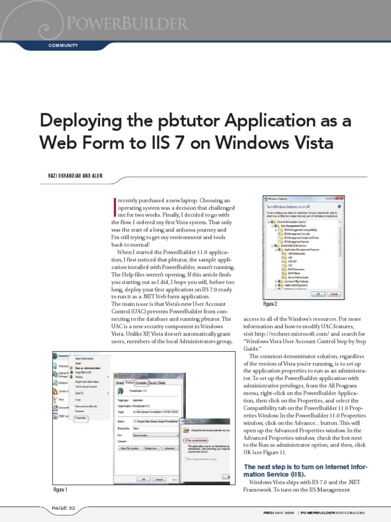 Power Builder Tutorial | PDF | Windows Vista | Internet Information ...