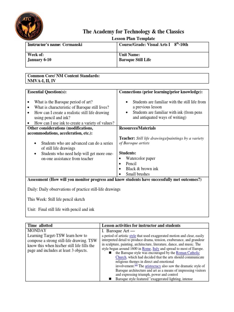 Jan 6 - 10 Baroque Still Life | PDF | Still Life | Visual Arts