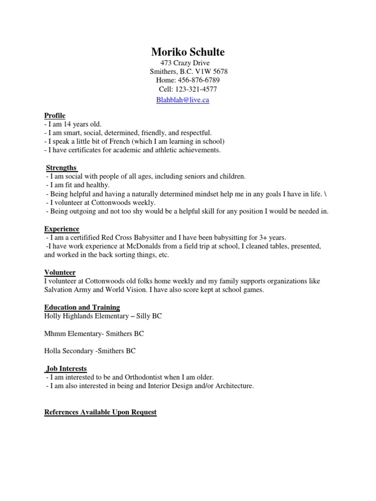 Fake Resume | PDF