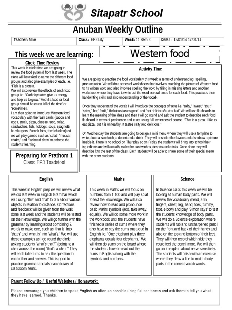 EP3 Lily Week11 Term2 | PDF | Leisure