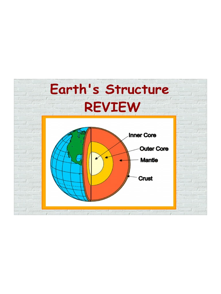 Earth's Structure ANSWERS | PDF