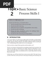 Topic 4 Integrated Science Process Skills I | PDF | Histogram | Experiment