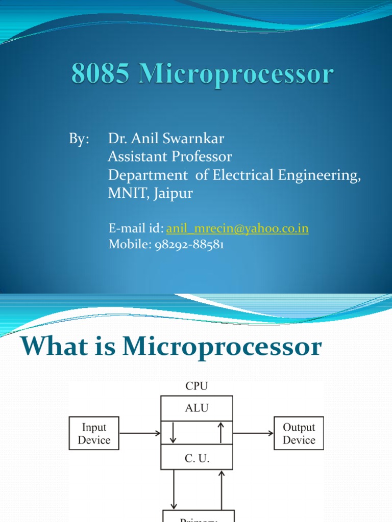 By: Dr. Anil Swarnkar Assistant Professor Department of Electrical ...
