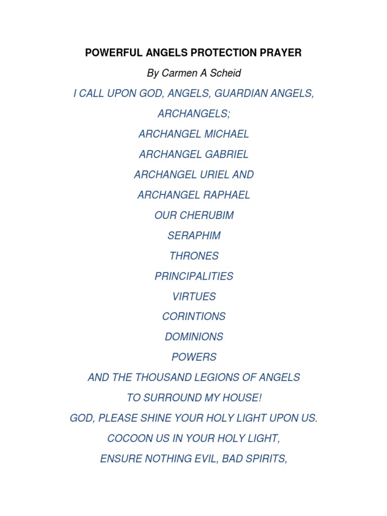 Powerful Angels Protection Prayer | Archangel | Angel