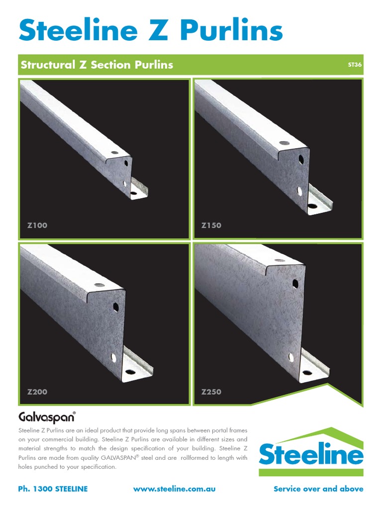 Z Purlins 150 St36 File | PDF | Roof | Wound