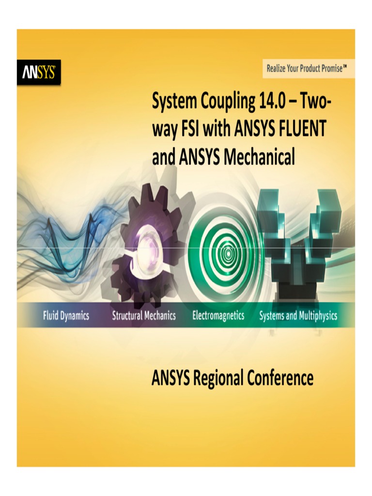 Ansys Multiphysics Systems Coupling Pdf Chemical Engineering Computing