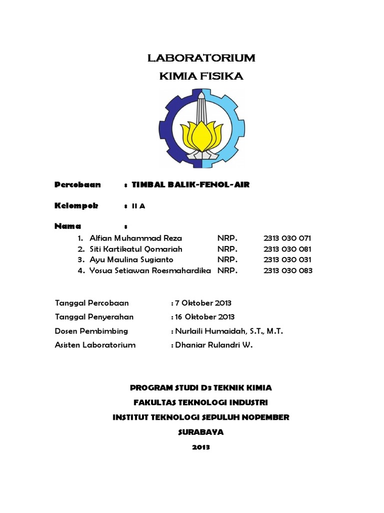 Timbal Balik Fenol Air | PDF