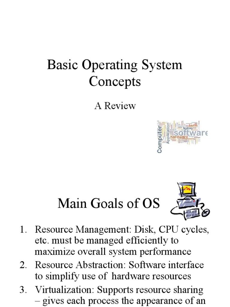 Basic Operating System Concepts: A Review | PDF | Software Engineering ...