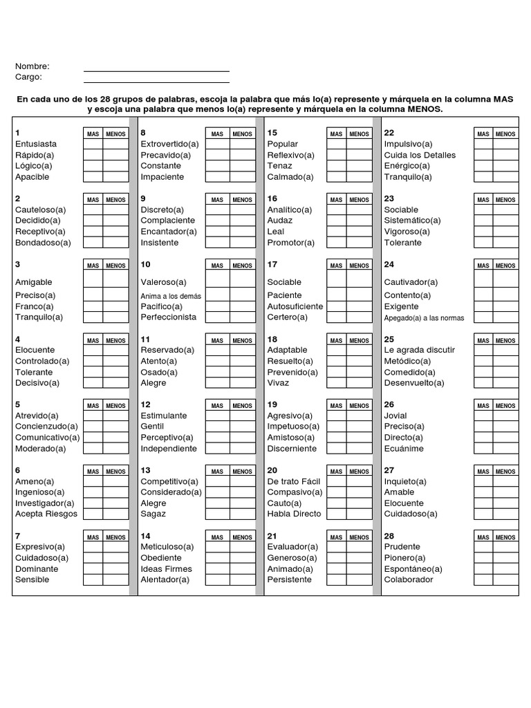 DISC para Imprimir-1 | PDF
