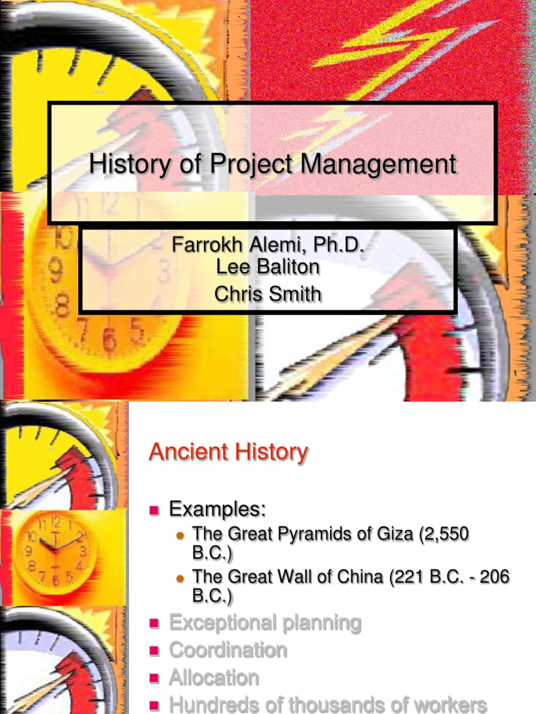 Ancient Project Management History | PDF | First Transcontinental ...