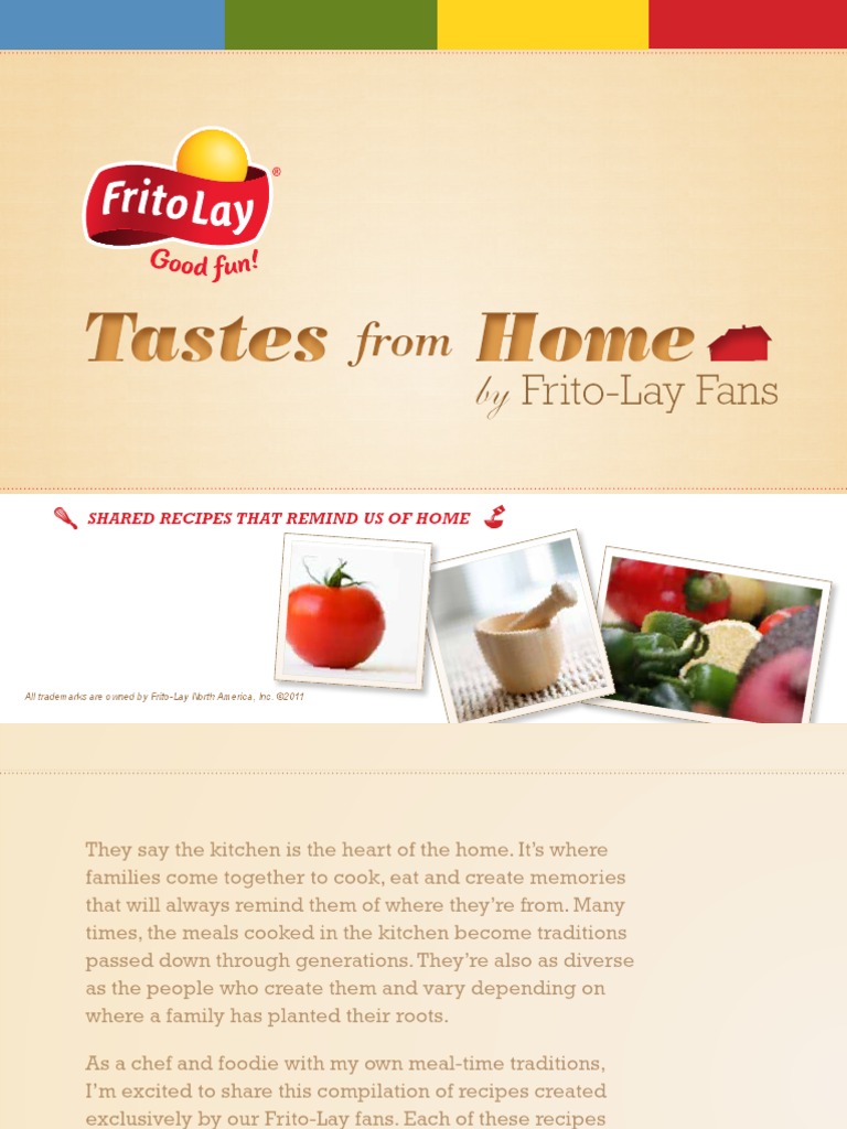 Frito Lay Cook Book | Tomato Sauce | Pancake