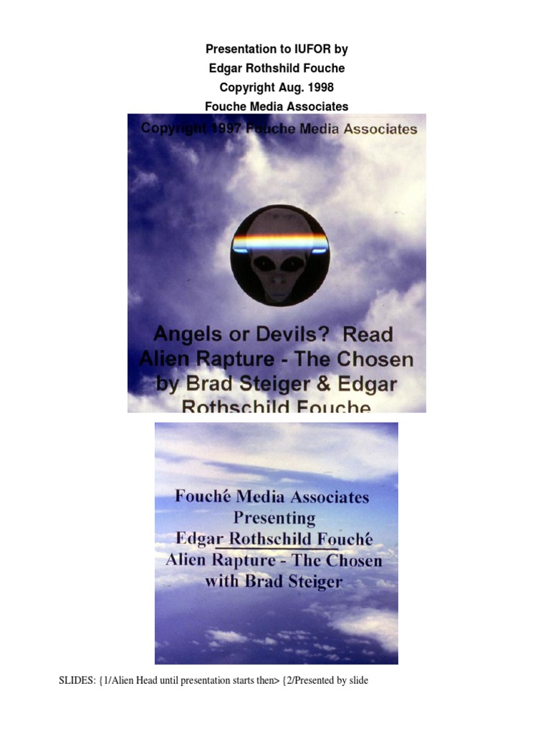 Edgar Fouche - TR3B Flying Triangle - 1998 Presentation | PDF ...