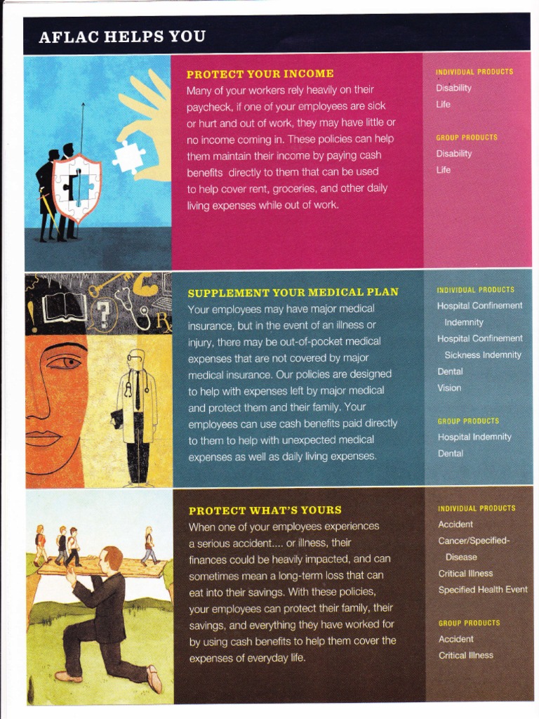 Aflac Informational Flyer | Download Free PDF | Clinical Medicine ...