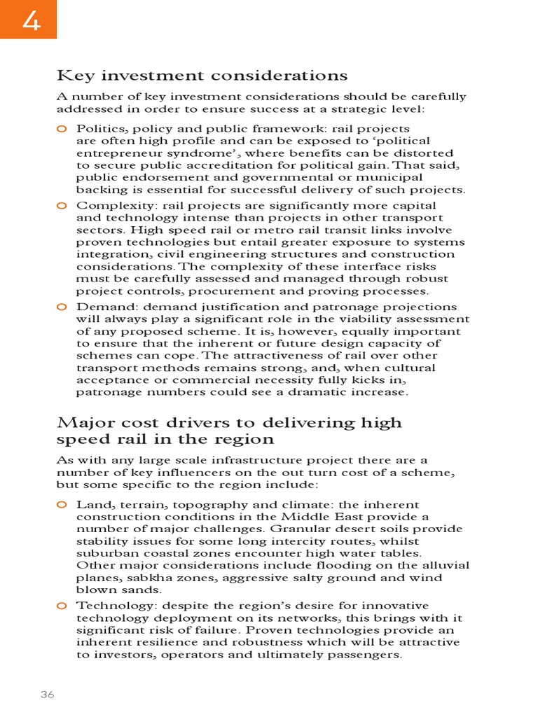 Key Investment Considerations | PDF