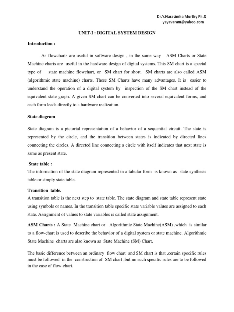 UNIT-I Digital System Design | Download Free PDF | Field Programmable Gate Array | Vhdl