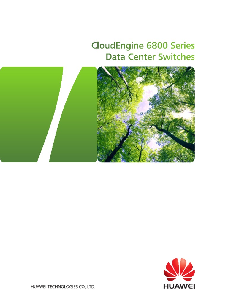 Huawei CloudEngine 6800 Switch Datasheet | PDF | Network Switch ...