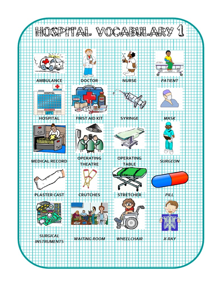 Hospital Vocabulary | PDF