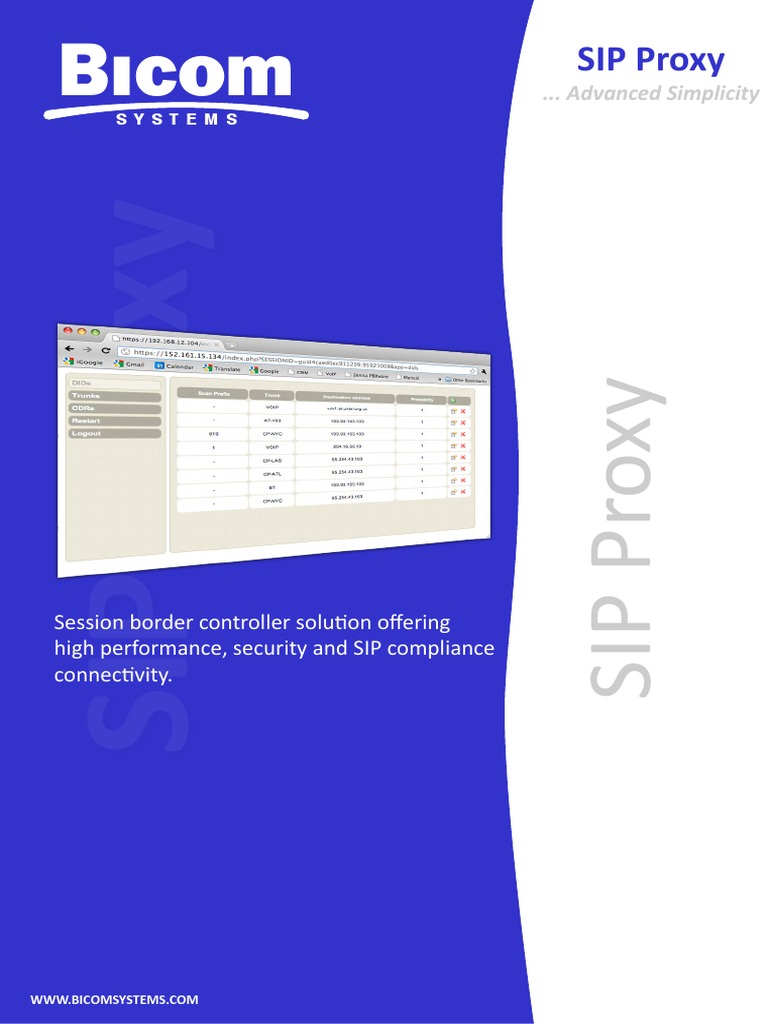 Sip Proxy Pdf Session Initiation Protocol Proxy Server
