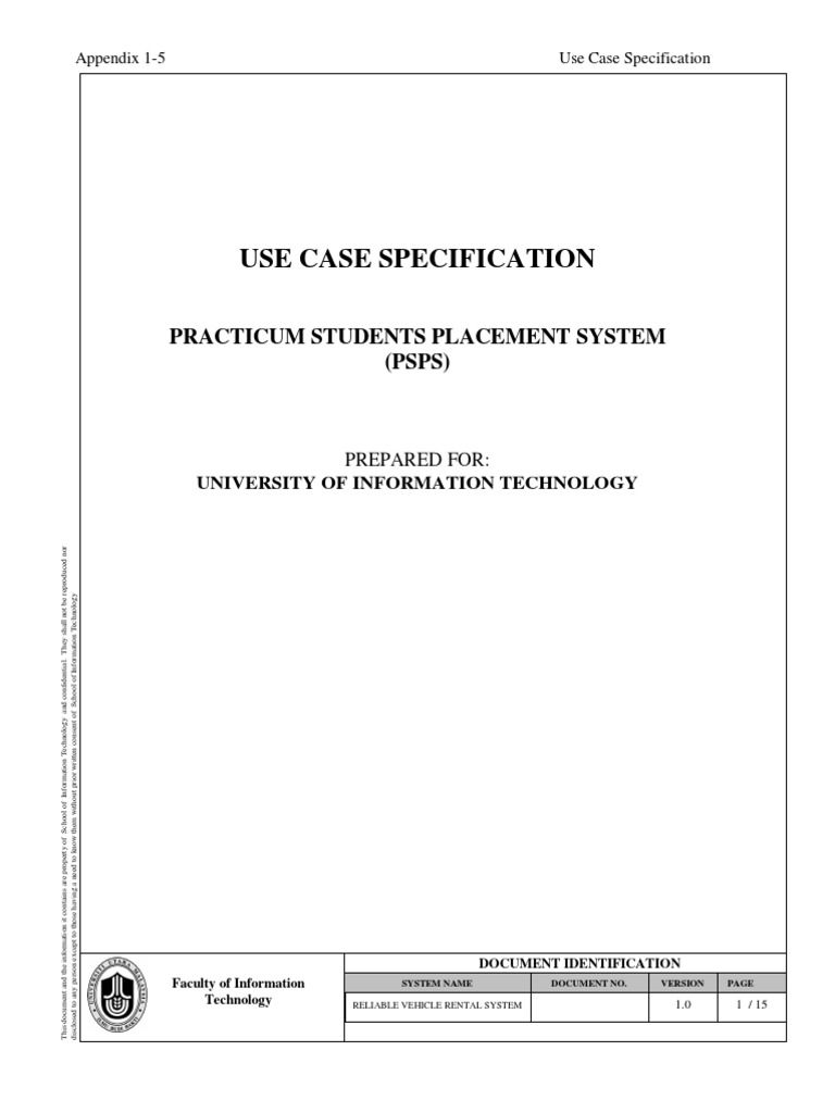 Use Case Specification | PDF | Password | Use Case