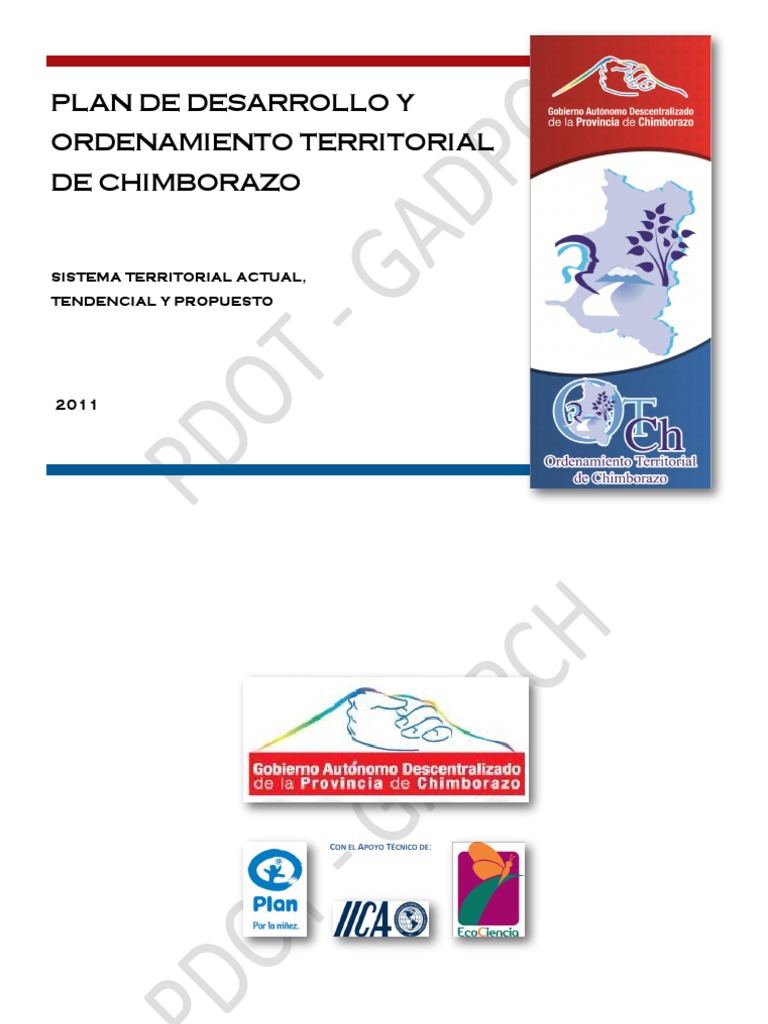 PDOT Chimborazo | PDF | Sustentabilidad | Desarrollo sostenible
