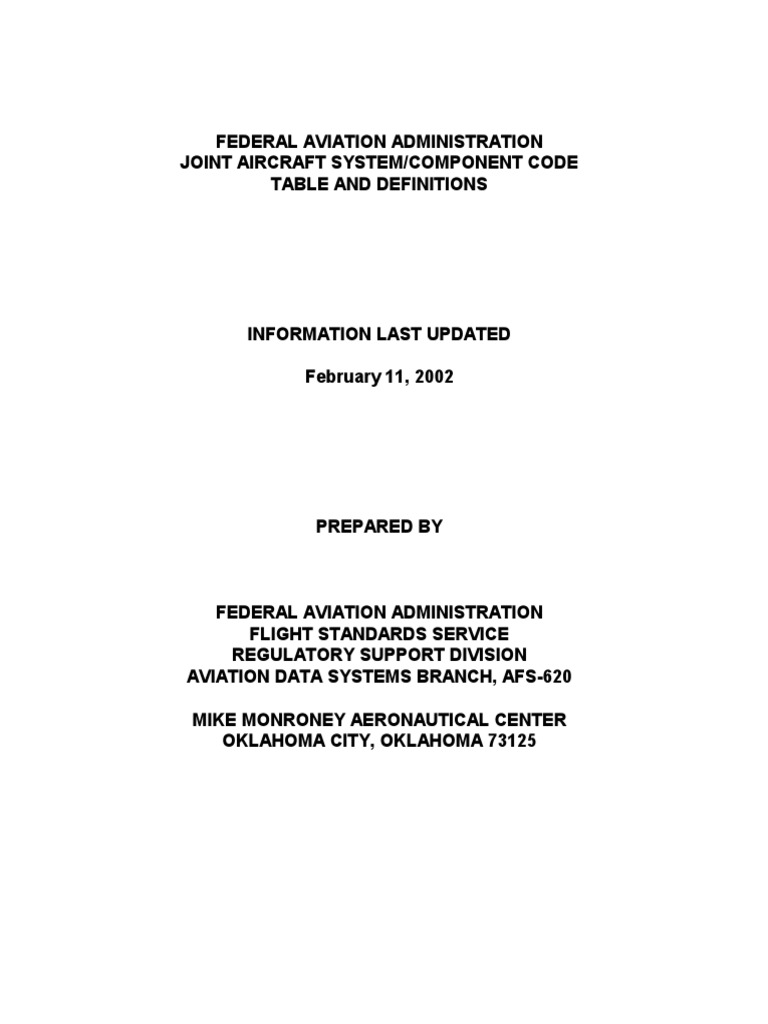 ATA-100 JASC Codes | PDF | Landing Gear | Direct Current