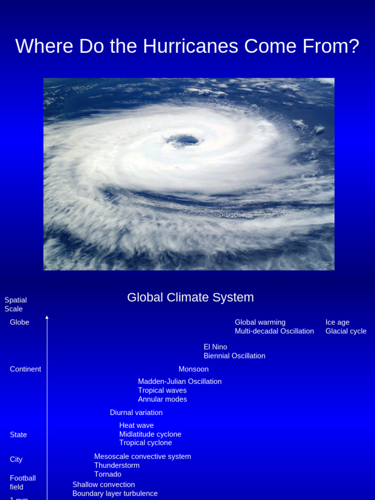 Where Do The Hurricanes Come From? | PDF | Eye (Cyclone) | Tropical ...